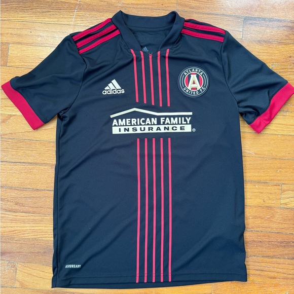 adidas | Shirts & Tops | Atlanta United Fc Adidas 22 The Blvck Kit ...